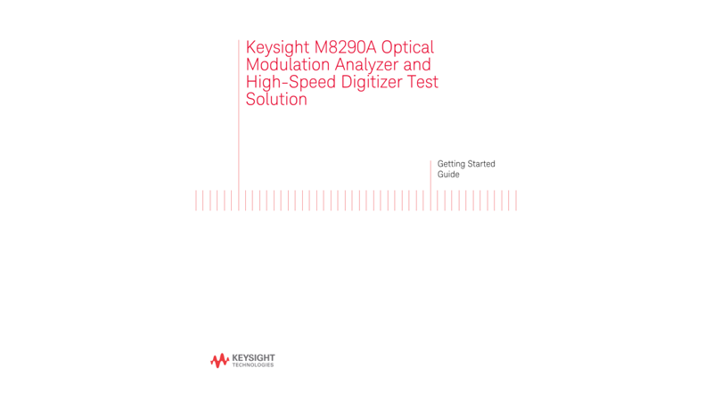 M8290A Optical Modulation Analyzer and High-Speed Digitizer | Keysight